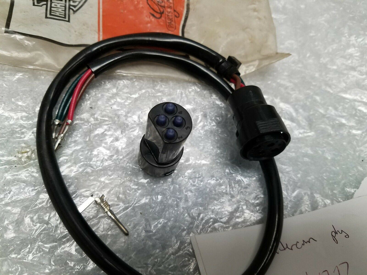 OEM Harley Davidson Intercom Plug Helmet Headset Wiring FLH Ultra Clas ...