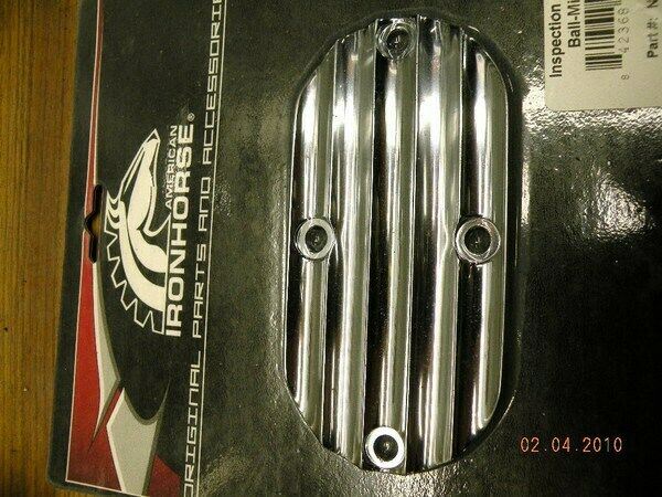 Ironhorse Softail Dyna Ball Milled Primary Inspection Cover Harley Chr ...