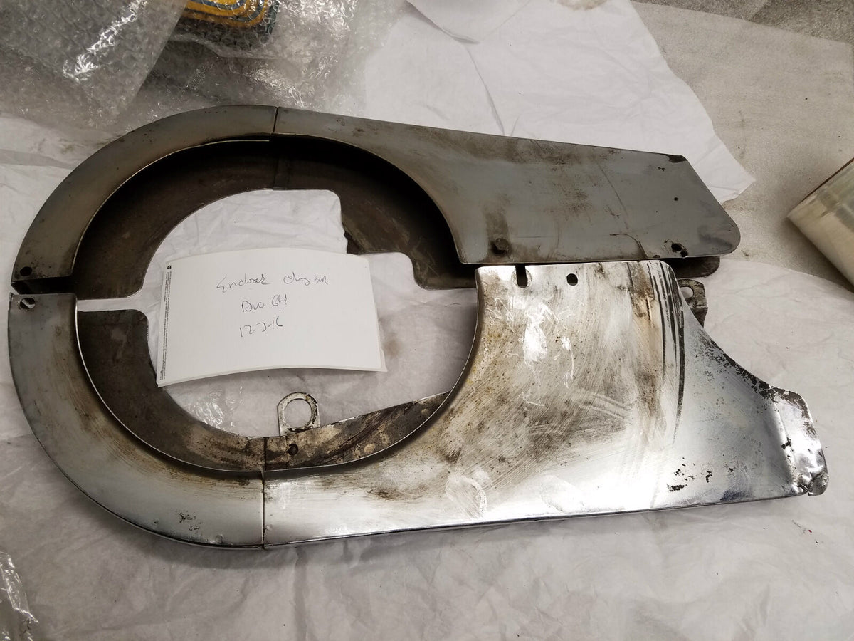 Enclosed chain Guard Harley Panhead FLH Duo Glide Vintage Accessory 4 ...