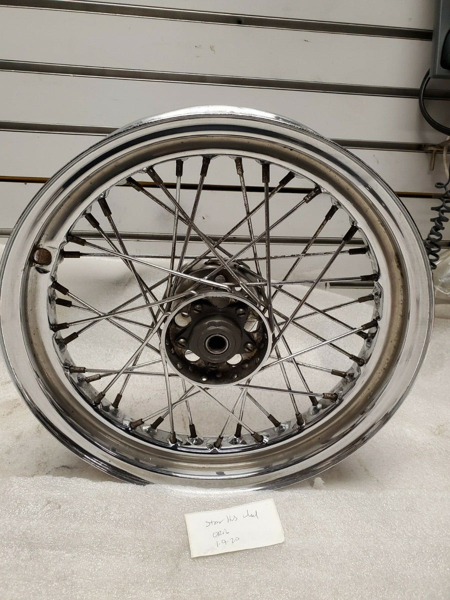 Stock 3.00x16 Star Hub Wheel Harley Panhead Knucklehead OEM Rim Vintag ...