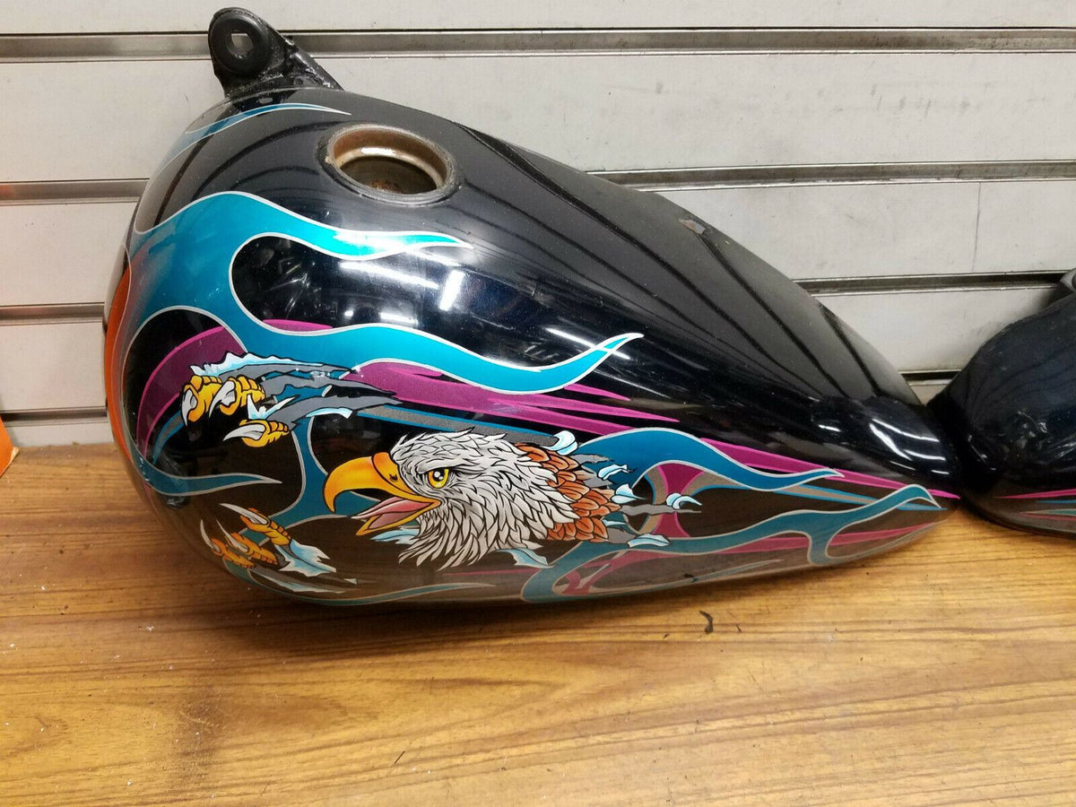 5 gallon Softail tanks Fatbob Rear fender Heritage Fatboy Custom Paint ...