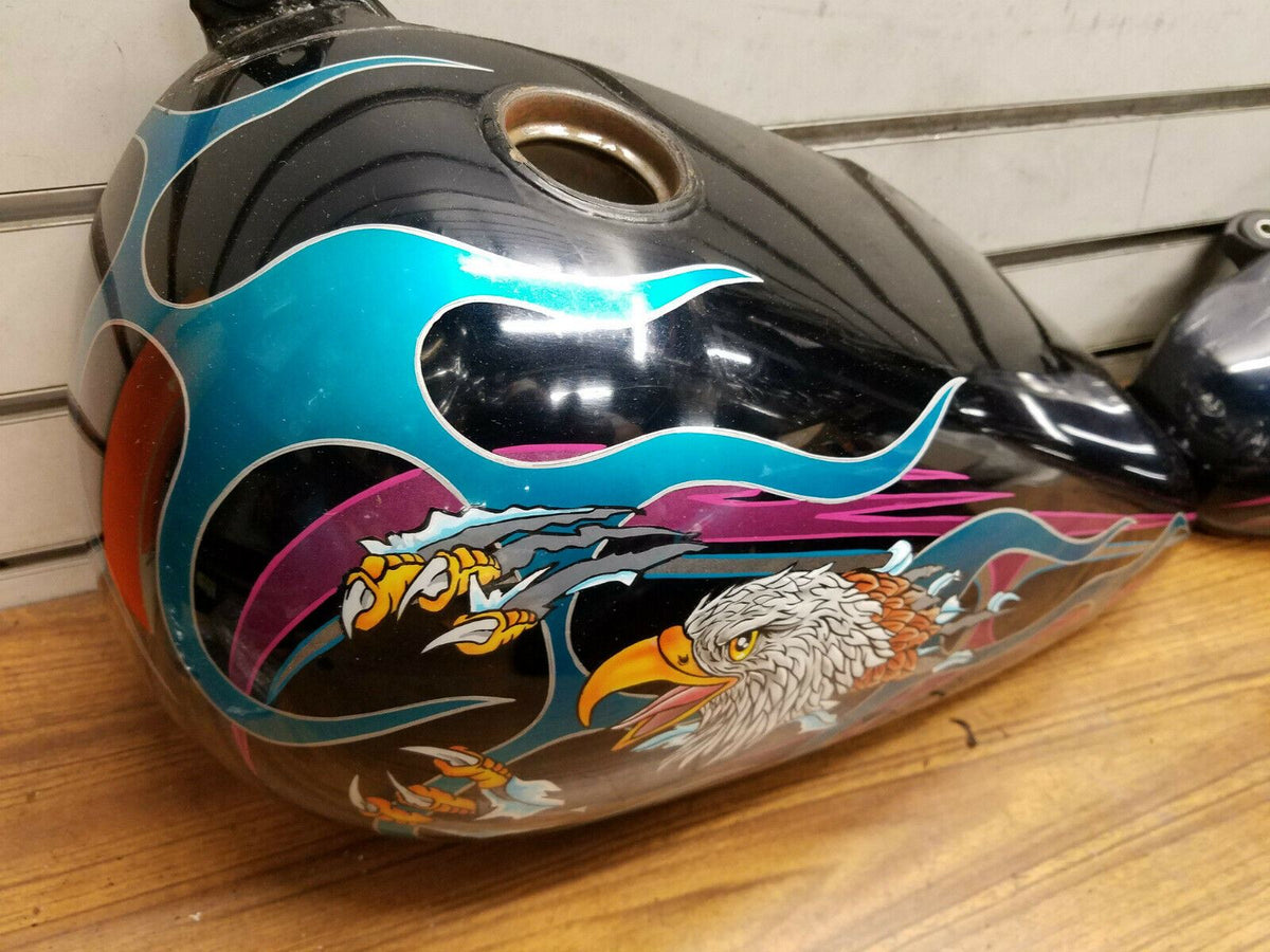 5 gallon Softail tanks Fatbob Rear fender Heritage Fatboy Custom Paint ...
