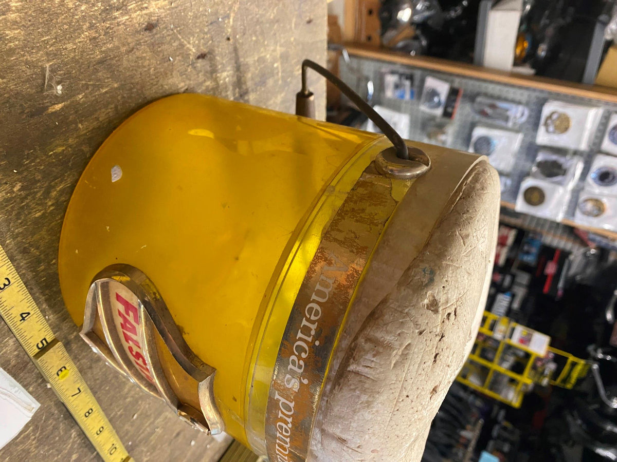 Vtg 1950's Falstaff Beer Display Sign Advertising Pitcher Brewer colle ...