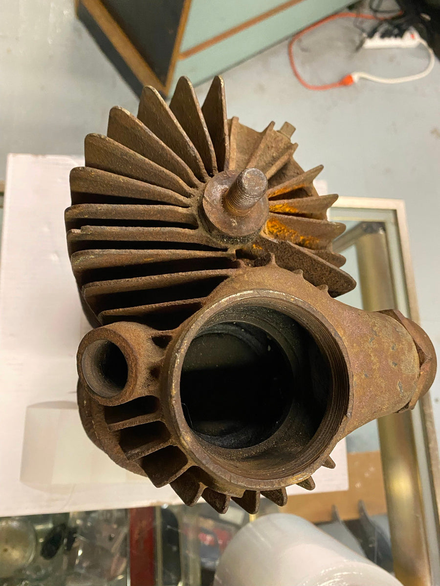 Vtg JD Cylinder Head Pocket Valve 1920's Engine Motor Rear Antique 192 ...