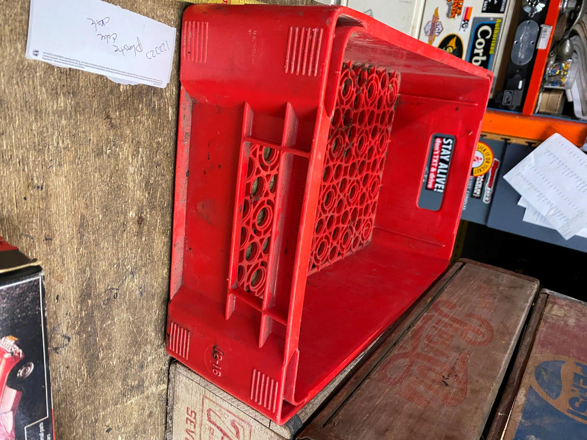 Vtg Coke Coca Cola Plastic Soda Pop Cola Carrier Crate Box Old Adverti ...
