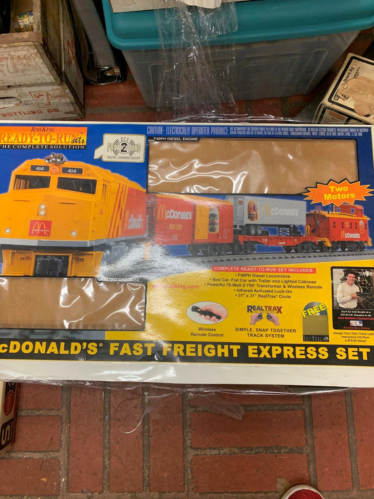 RailKing Ready to Run complete solution Mcdonalds fast freight express – cyclewarehouse.online