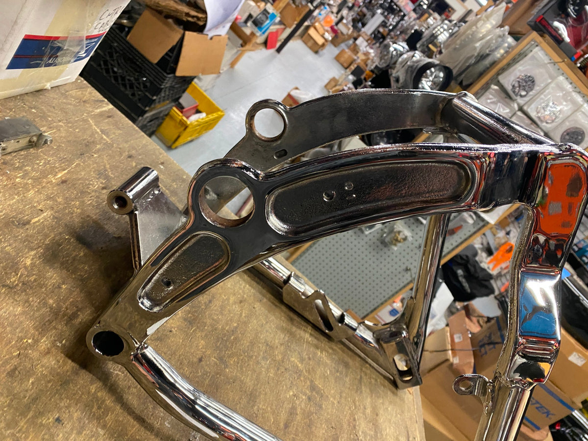 Chrome Rear Swingarm Harley Softail 1984-1985 FXST Chopper Early ...