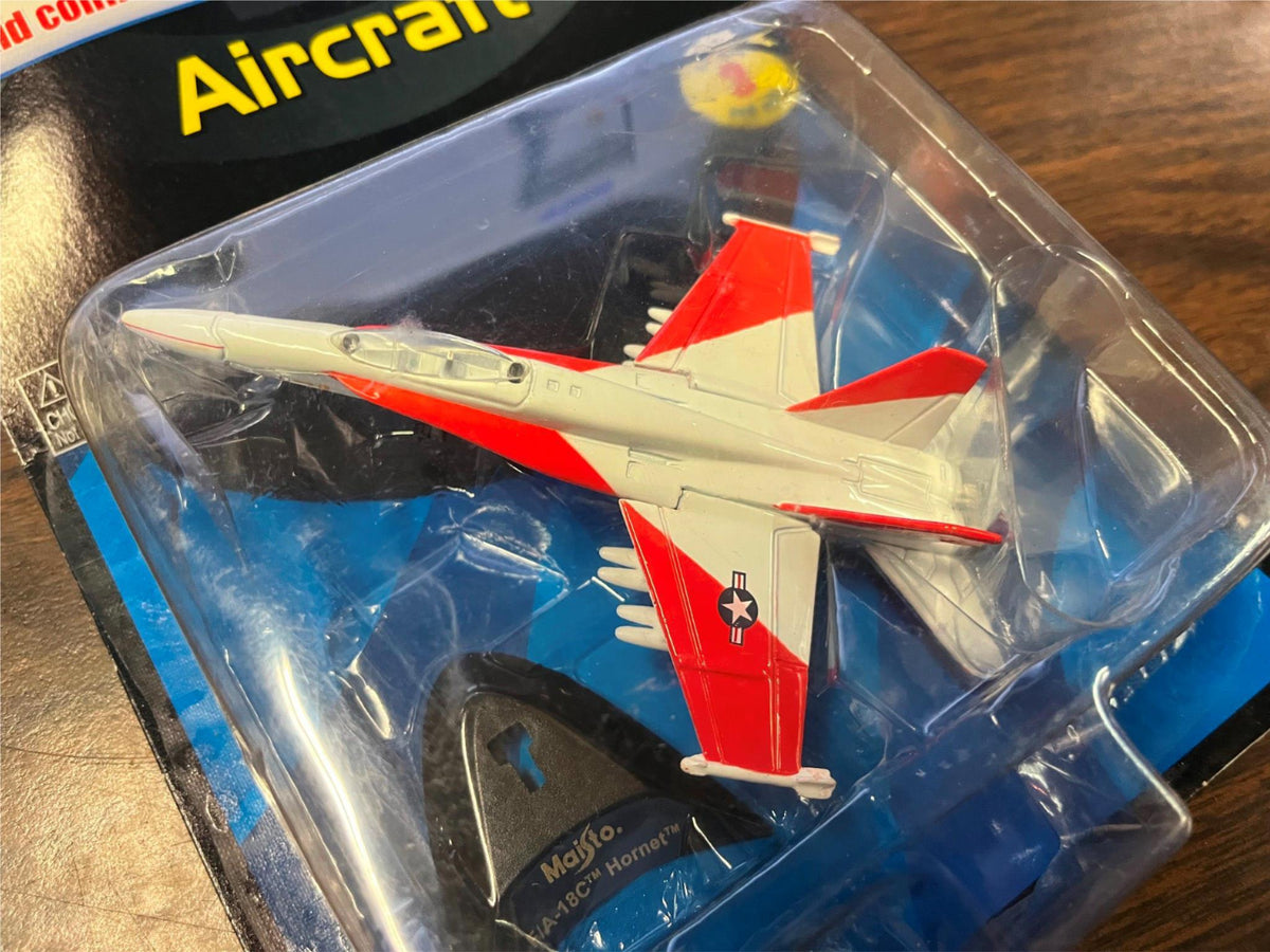 VTG Maisto Kid Connection Airplane F/A-18C Hornet red/white plane ...