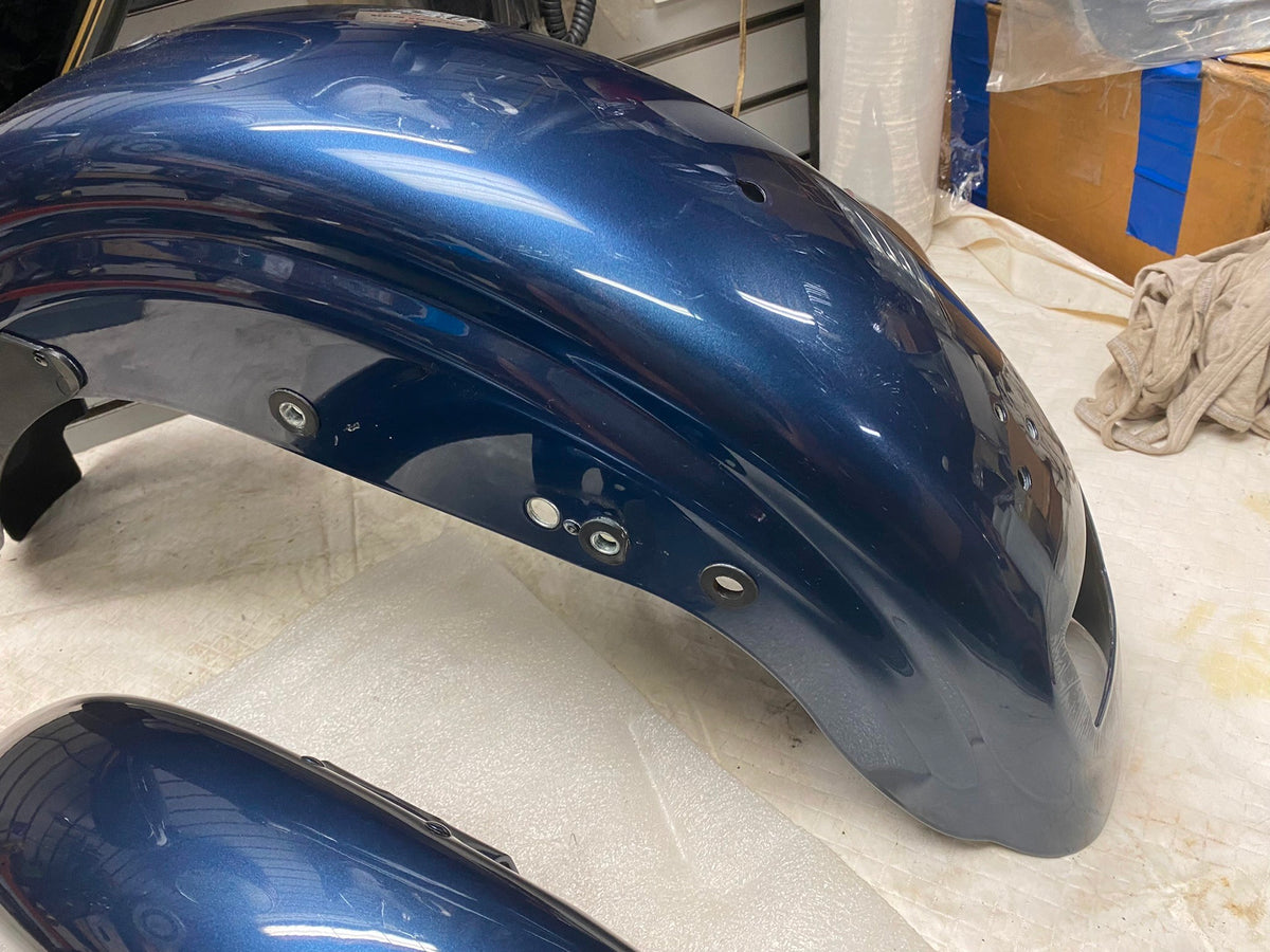 100th anniversary Rear fender Harley Sportster 883 1200 Gunmetal Blue ...