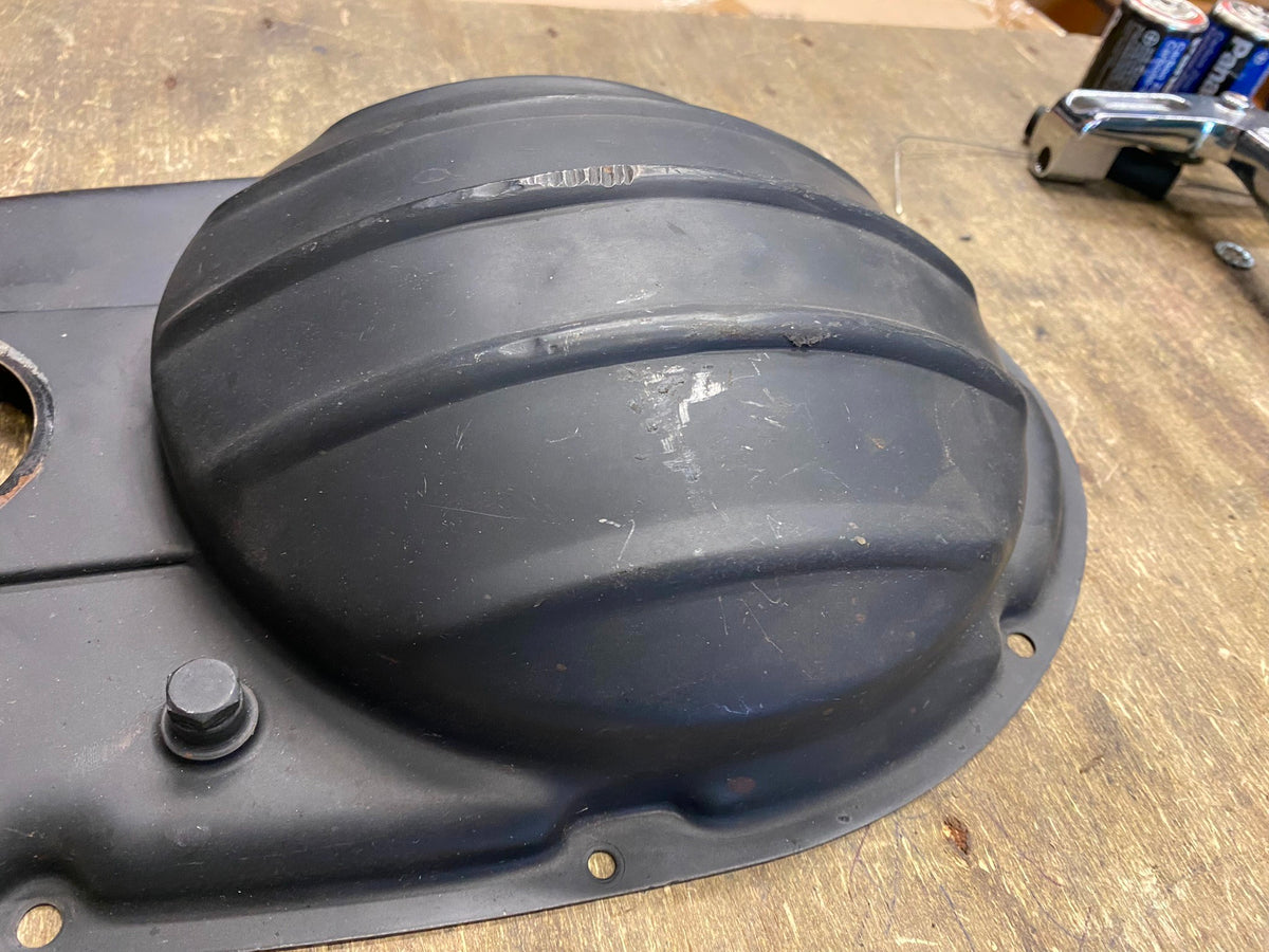 OEM Harley Sportster Ironhead Ribbed Tin Primary Clutch Cover XLCH 900 ...
