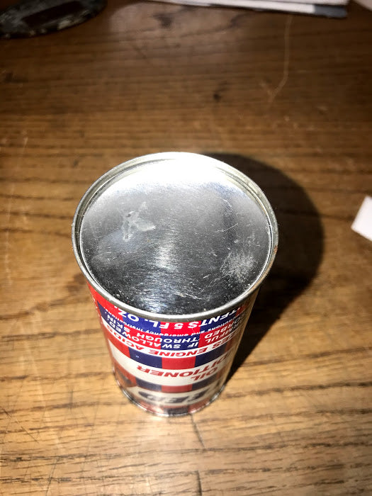 Vintage Can Of Steed Oil Conditioner, 5fl oz Sealed can Gas & Oil Chec ...
