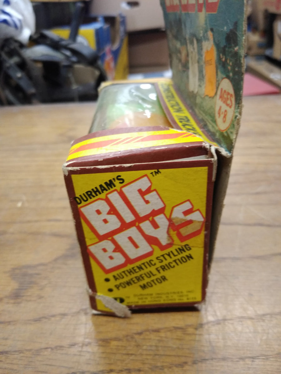 Vtg Durham Big Boys Shell Gasoline Tanker Truck Friction Toy with Orig ...