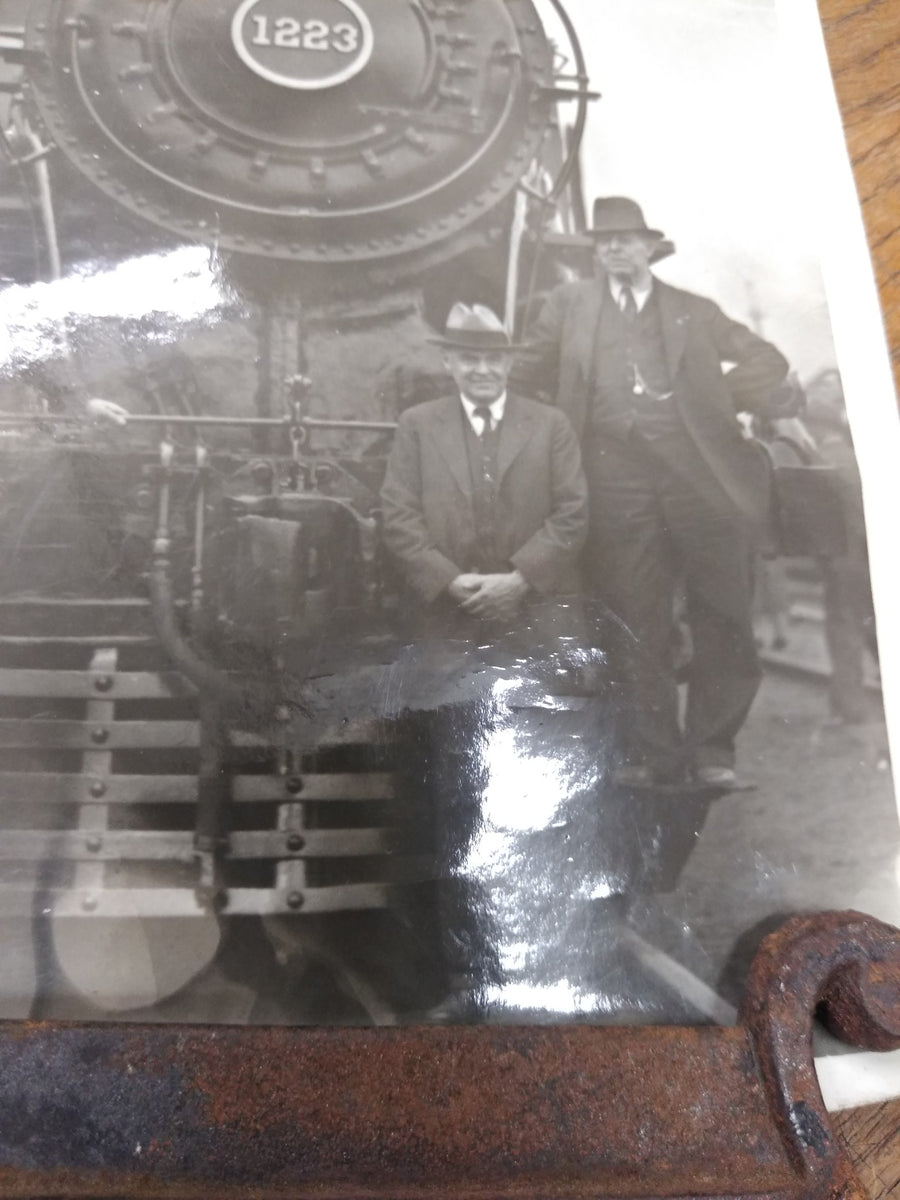 VTG Photograph Steam Locomotive Engine 1223 PRR Class D16sb 440 Built ...