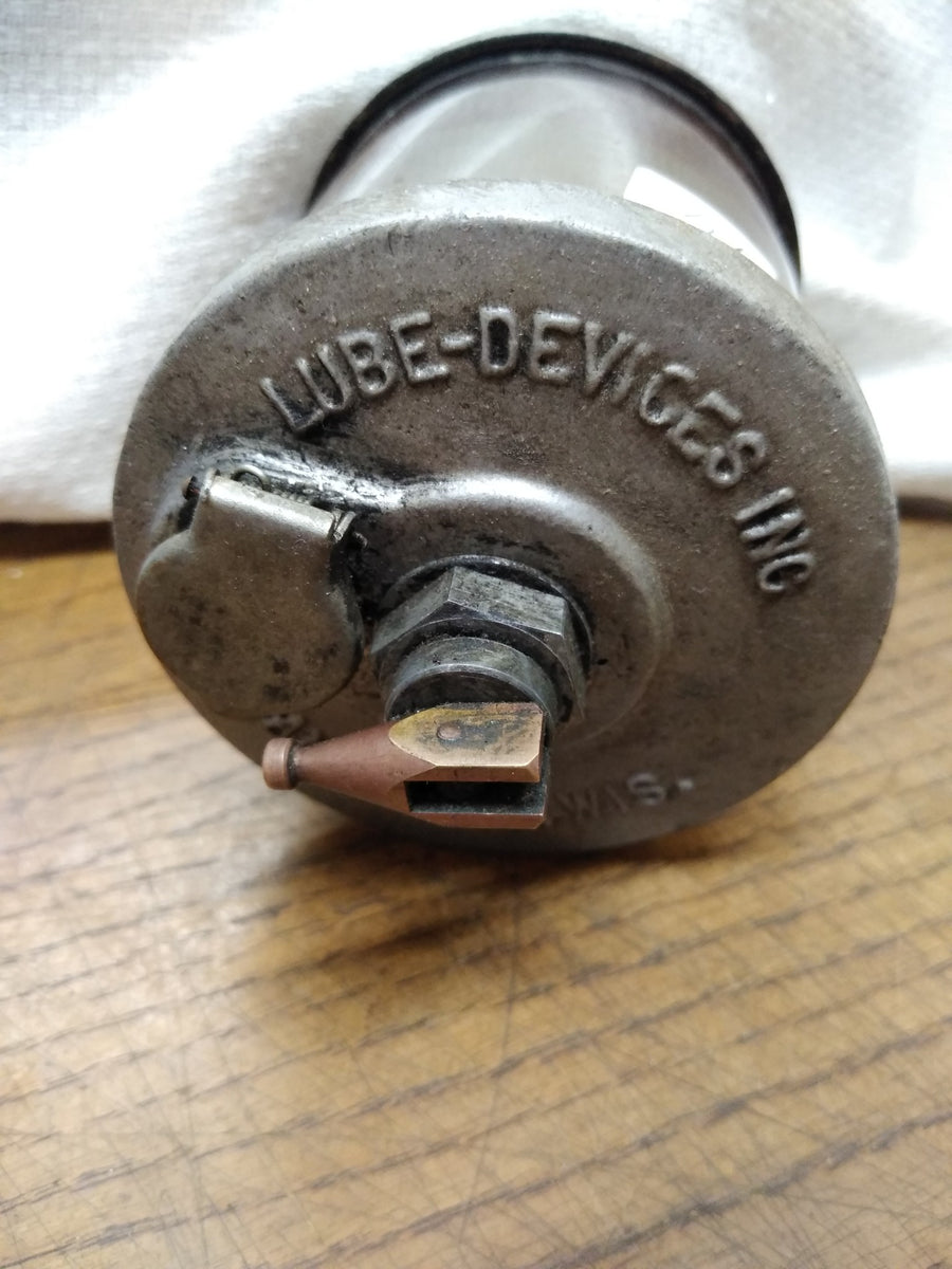 Vtg LUBE DEVICES INC. Drip Oiler Cylinder Oiler Hit & Miss Gas Engine ...