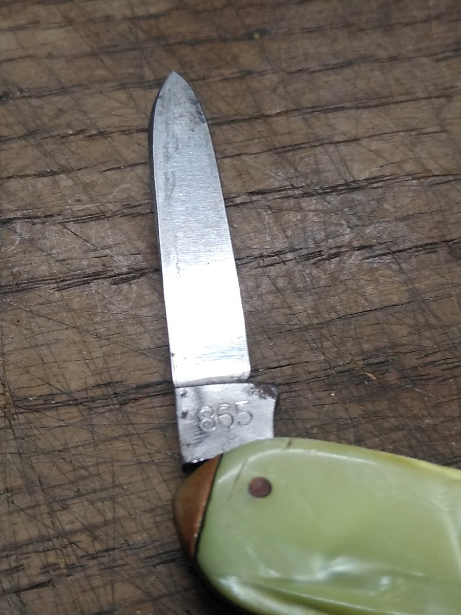 Vtg Schrade 865 Gentleman's Pocket Knife Chrysler Master Technician Co ...