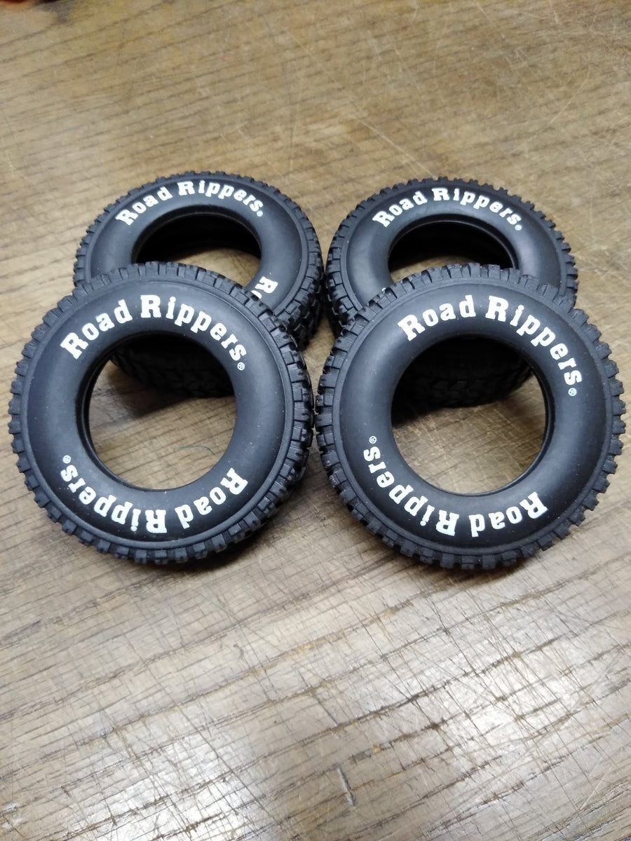 Vtg Road Rippers 4 Rubber Tire Lot RC Car Remote Control Parts ...