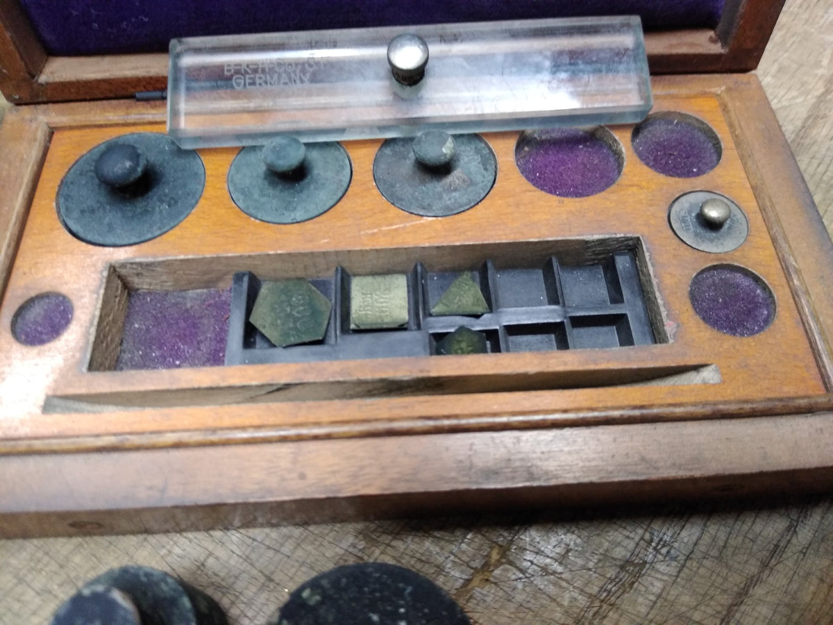 Vtg Antique BKH Co SF Germany Apothecary Pharmacy Assayer Scale Weight ...