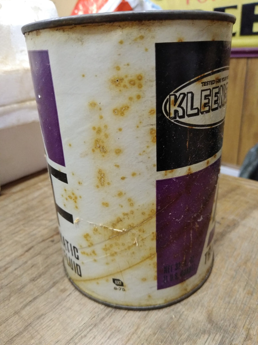 Vtg 1 Quart Paper Can Kleen Test Type A ATF Automatic Transmission Flu ...