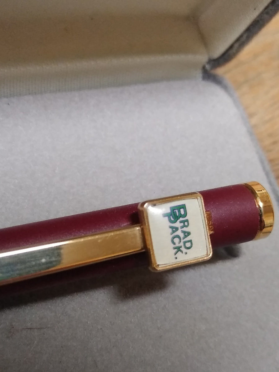 Vtg Zippo Writing Instruments Advertising Ball Point Pen Brad Pack Ori ...