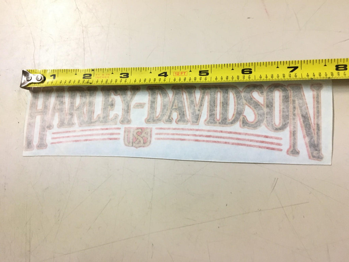 Harley-Davidson Shovelhead EVO FXR Dyna Gas tank Decals Stickers Red G ...