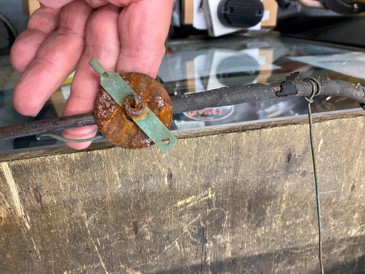 Vtg Cold We Winter Windshield Harley Panhead Knucklehead Flathead UL O ...