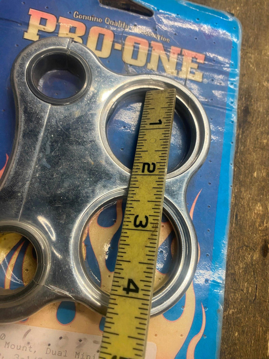 Pro One Billet Speedo Tach Mini Guage mount T Drag Bars Risers Harley ...