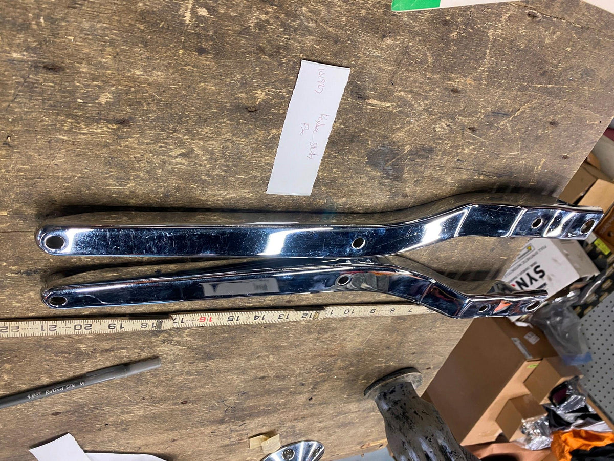 Chrome Fender Struts Harley Shovelhead FX Superglide Low Rider 4 speed ...