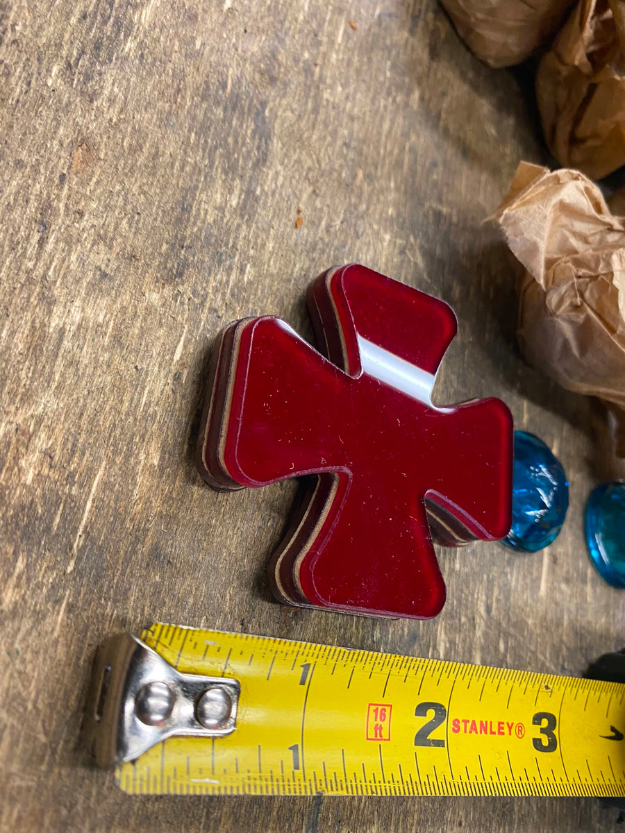 Vtg Maltese Cross Taillight Lens 1970's Hot rod Harley Custom chopper ...