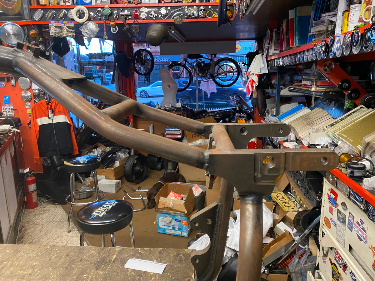 New Pro Street Frame Kenny Boyce FXR 5 speed Evo Custom Harley Rubber ...