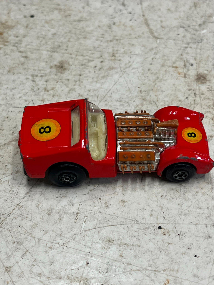 vtg 1970 Matchbox series #19 superfast Road Dragster red car made in E ...