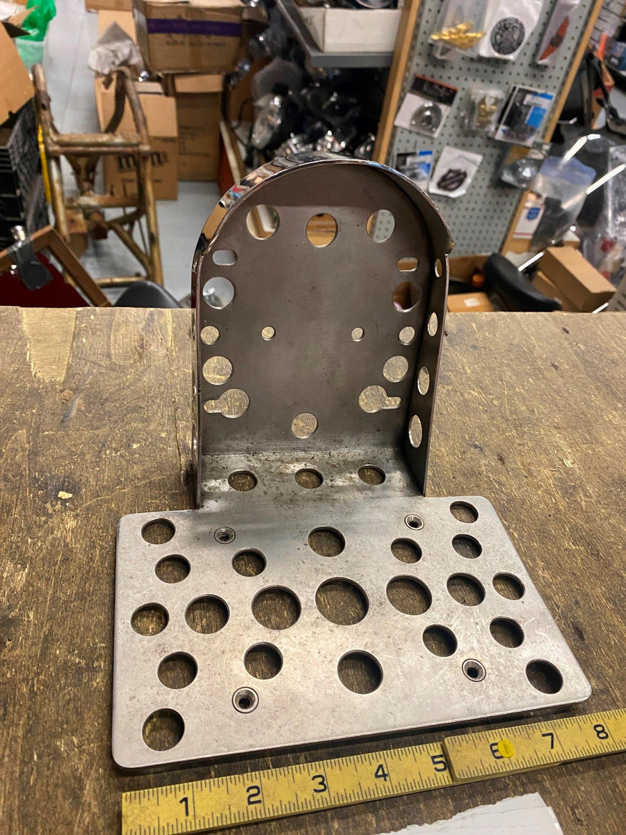 Custom Taillight License Plate Bracket Harley chopper Kevin Fabricator ...