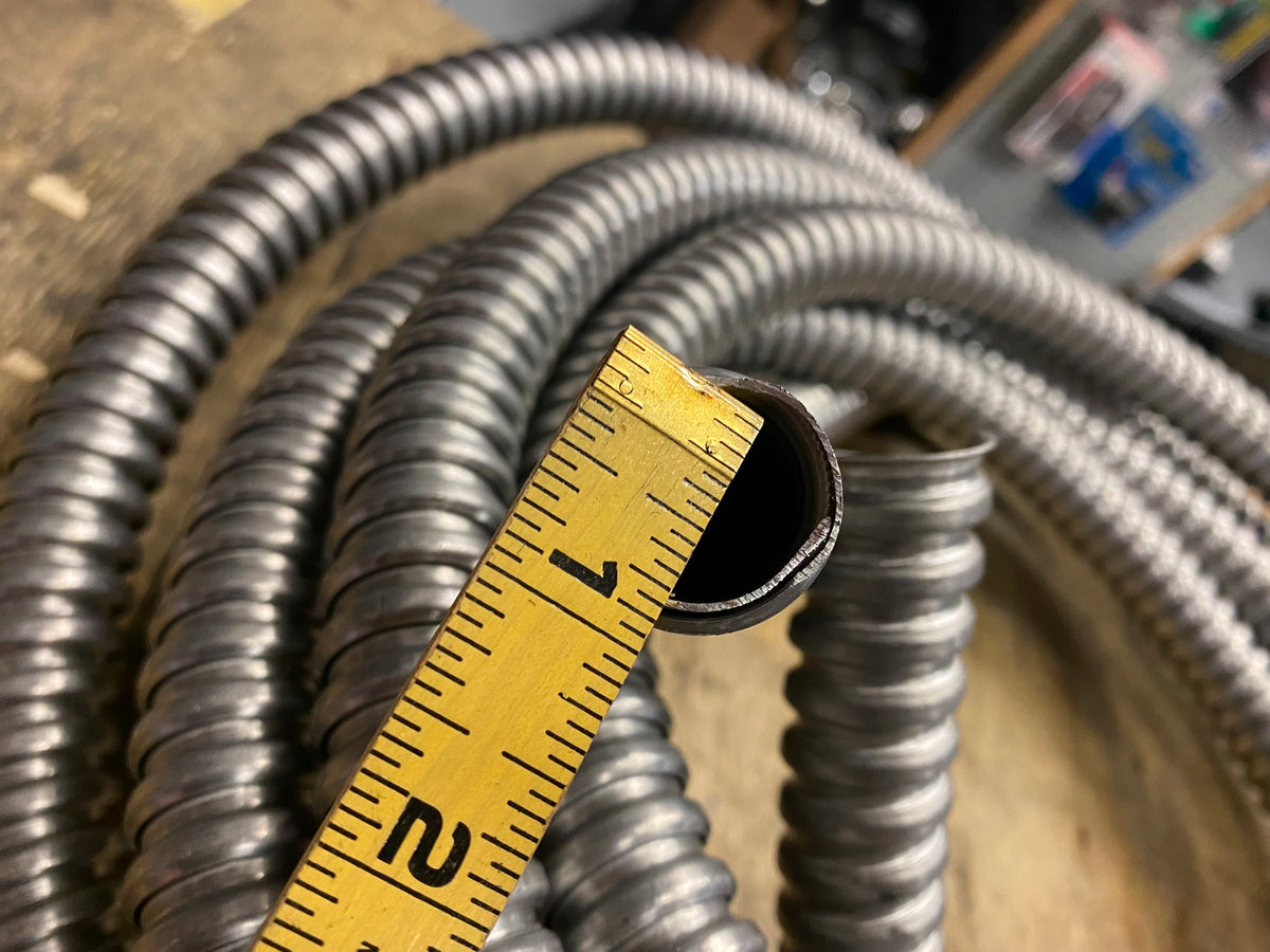 20' Shielded Wire Romex metal Covering Wiring Flexible conduit 3/4" El ...
