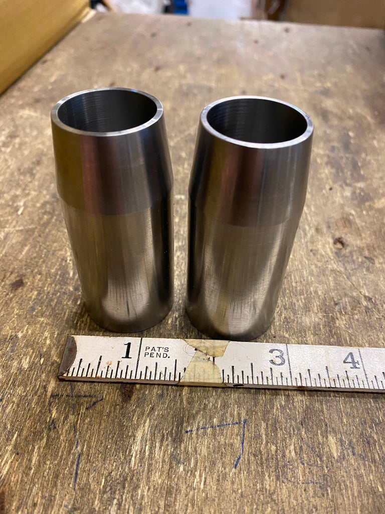 Riser Extensions Harley Chopper 3" Coneheads Bare Softail Sportster dy ...