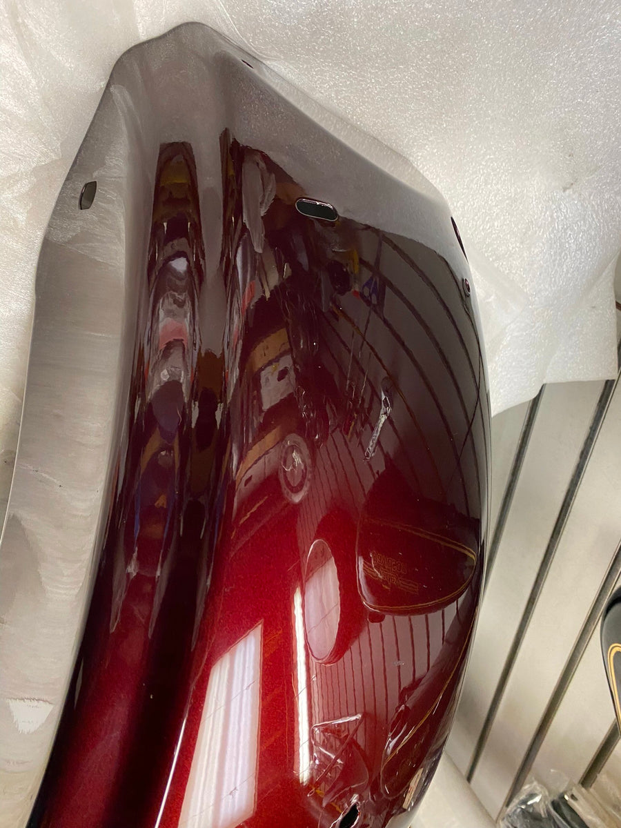 Rear Fender Burgundy Maroon Harley FLHX Road Street Glide Bagger 2009 ...