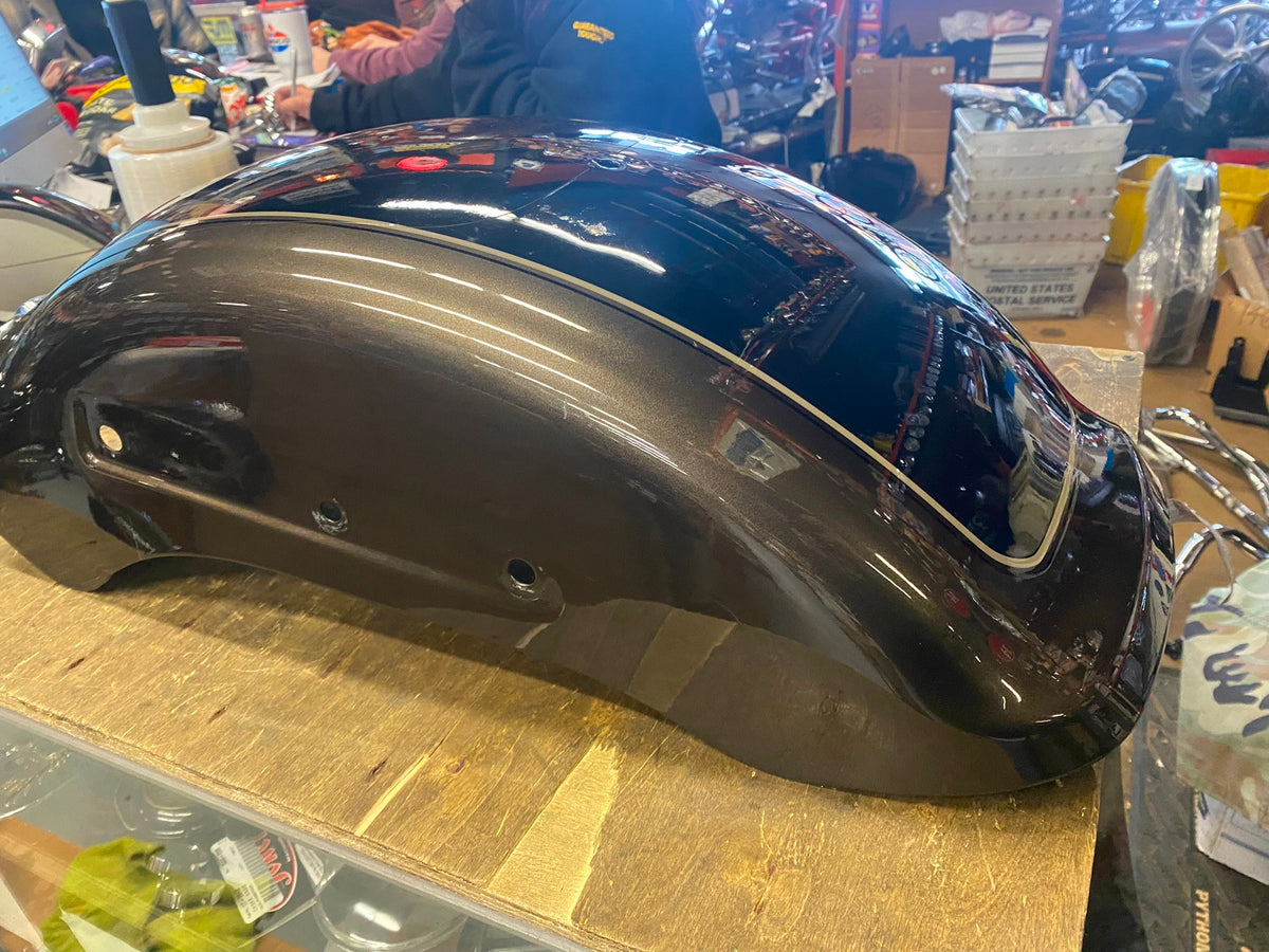 Rear Fender Harley Breakout Charcoal Black Nice OEM Stock FXSB ...