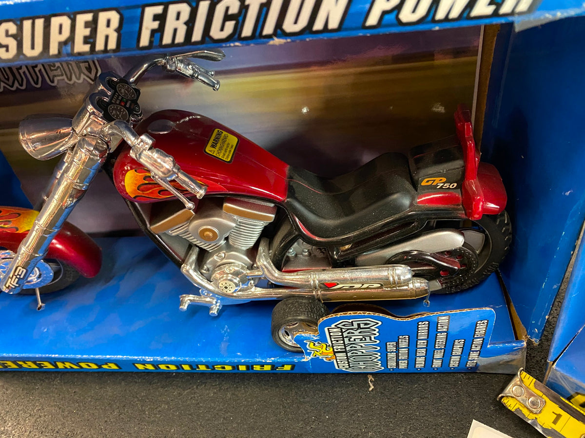 New 12" Vintage Chopper Friction Toy Collectible Box Collectible Harle ...
