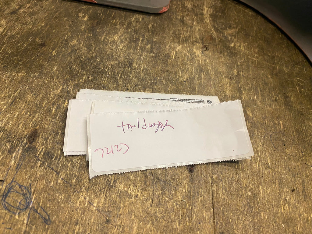 Metal Taildragger Front Fender Harley Custom Chopper 6" Bagger Softail ...