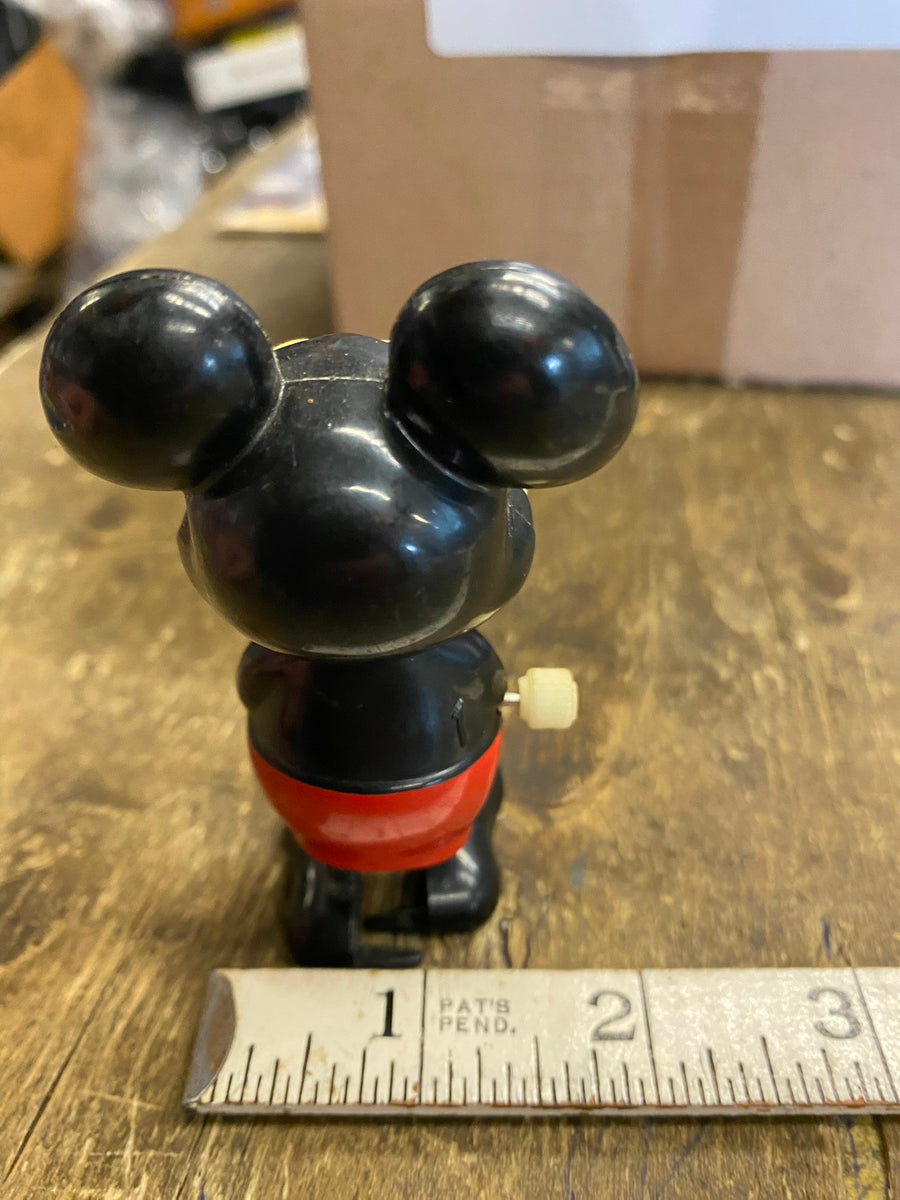Vtg Mickey Mouse Walt Disney Wind up toy Productions 1970's Plastic Ho ...