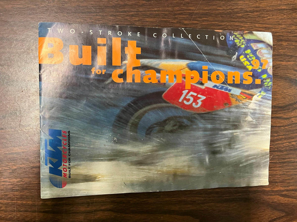 VTG KTM Motorcycles Two-Stroke Collection Built For Champions Booklet ...