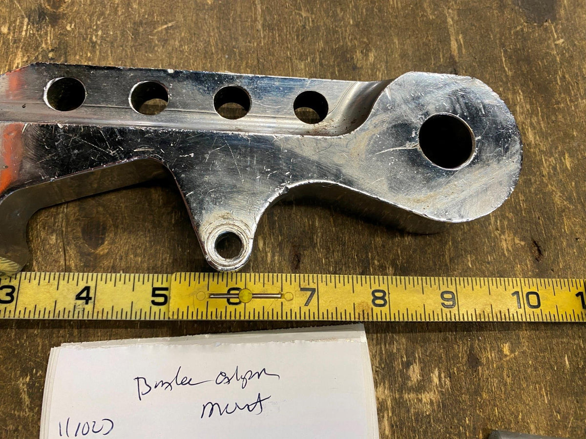 Rear Brake Caliper Mount Harley Chopper Hardtail Softail FXR Dyna cust ...