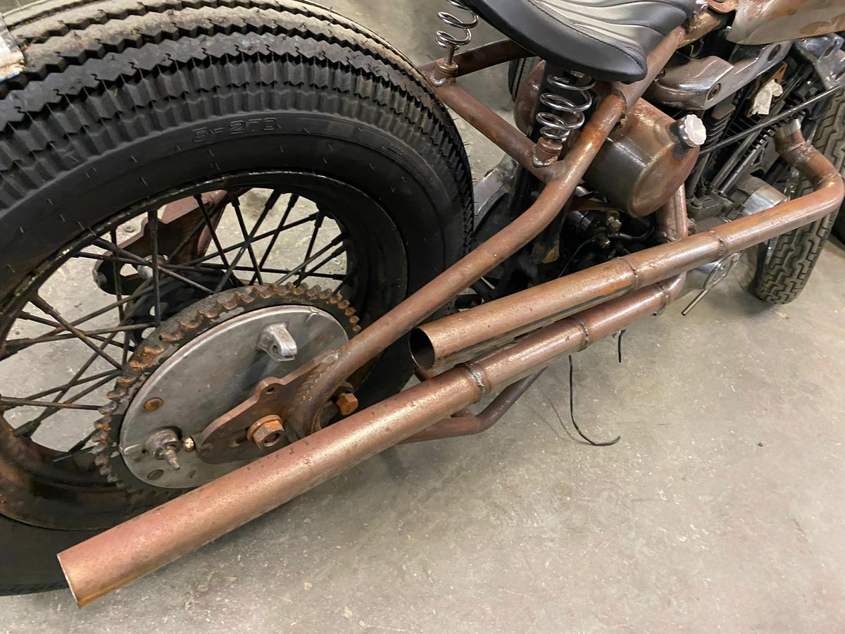 custom Shotgun Exhaust Pipes Harley Ironhead Sportster Chopper Drag St ...