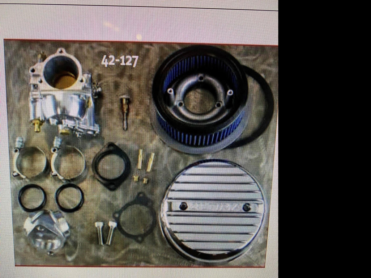 Ultima Carb Carb Kit Harley Shovelhead O ring S&S repl intake air clea ...
