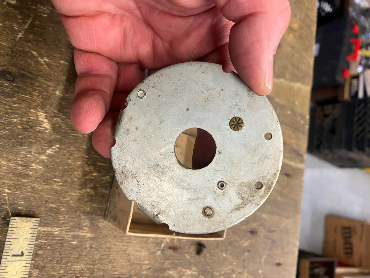 Vtg Orig Delco Points Contact Plate Distributor Chevy 6 Cyl 298 Breake ...