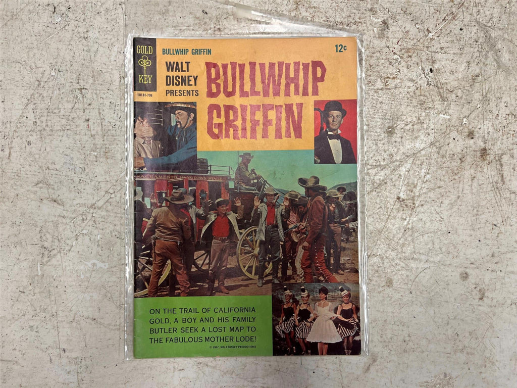 vtg 1967 Gold Key Walt Disney Bullwhip Griffin comic book ...