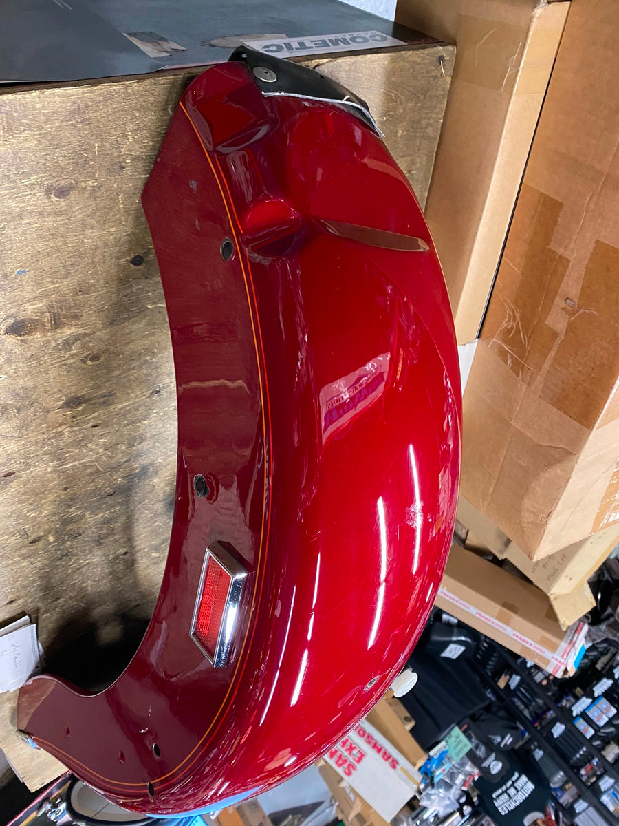 Victory Red Rear Fender Harley Fatboy FLSTF RED W tip 1990-1992 OEM Ev ...