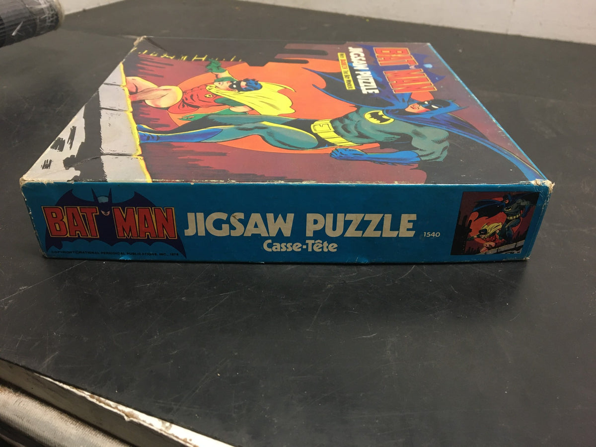 1973 BATMAN JIGSAW PUZZLE with Robin Casse-Tete 81 pieces 11"x11" has ...