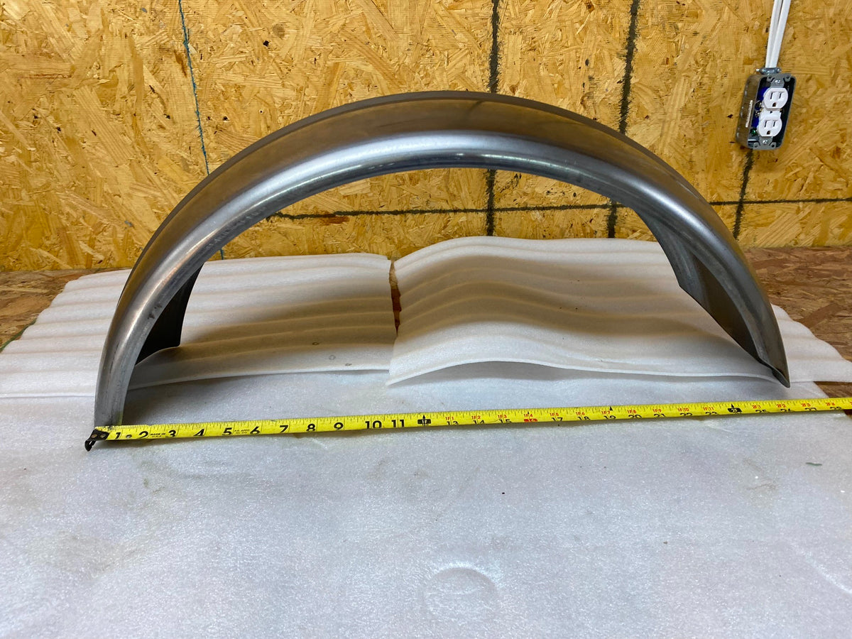 7 1/4 Ribbed Rear Fender Harley Custom Chopper Bobber Hardtail Rigid s ...